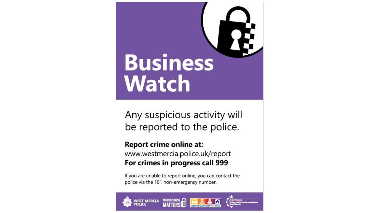 Droitwich officers support businesses with tackling crime | West Mercia ...