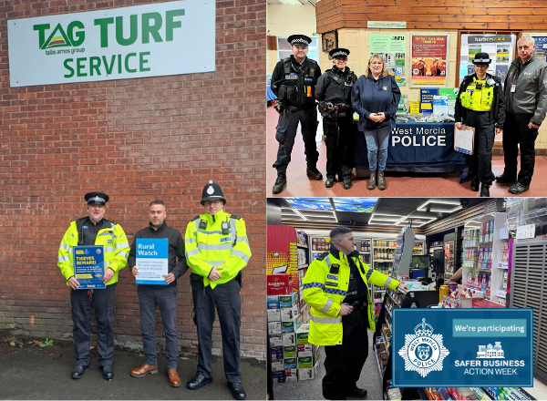 Local police showcase Safer Business Action Week | West Mercia Police