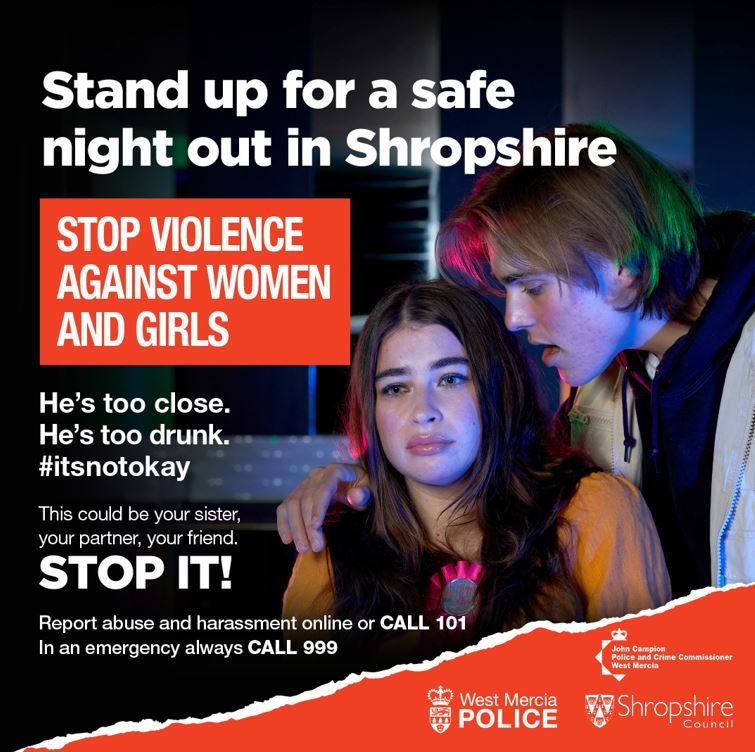 Safe Night Out In Shropshire | West Mercia Police